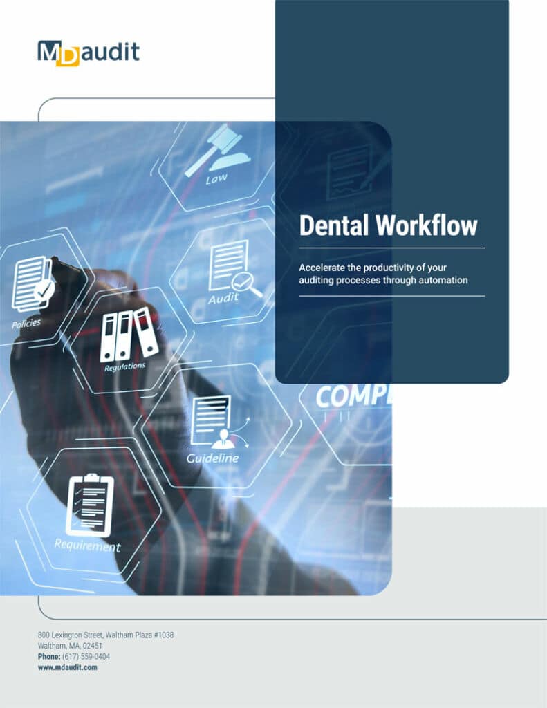MDaudit Dental Workflow Brochure - MDaudit