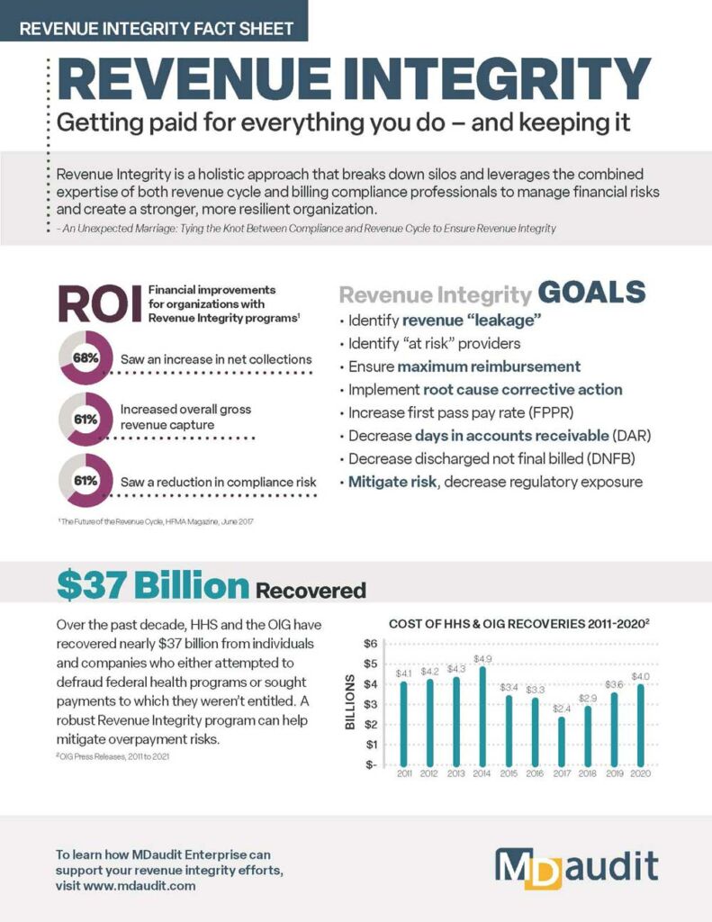 Revenue Integrity Fact Sheet - MDaudit